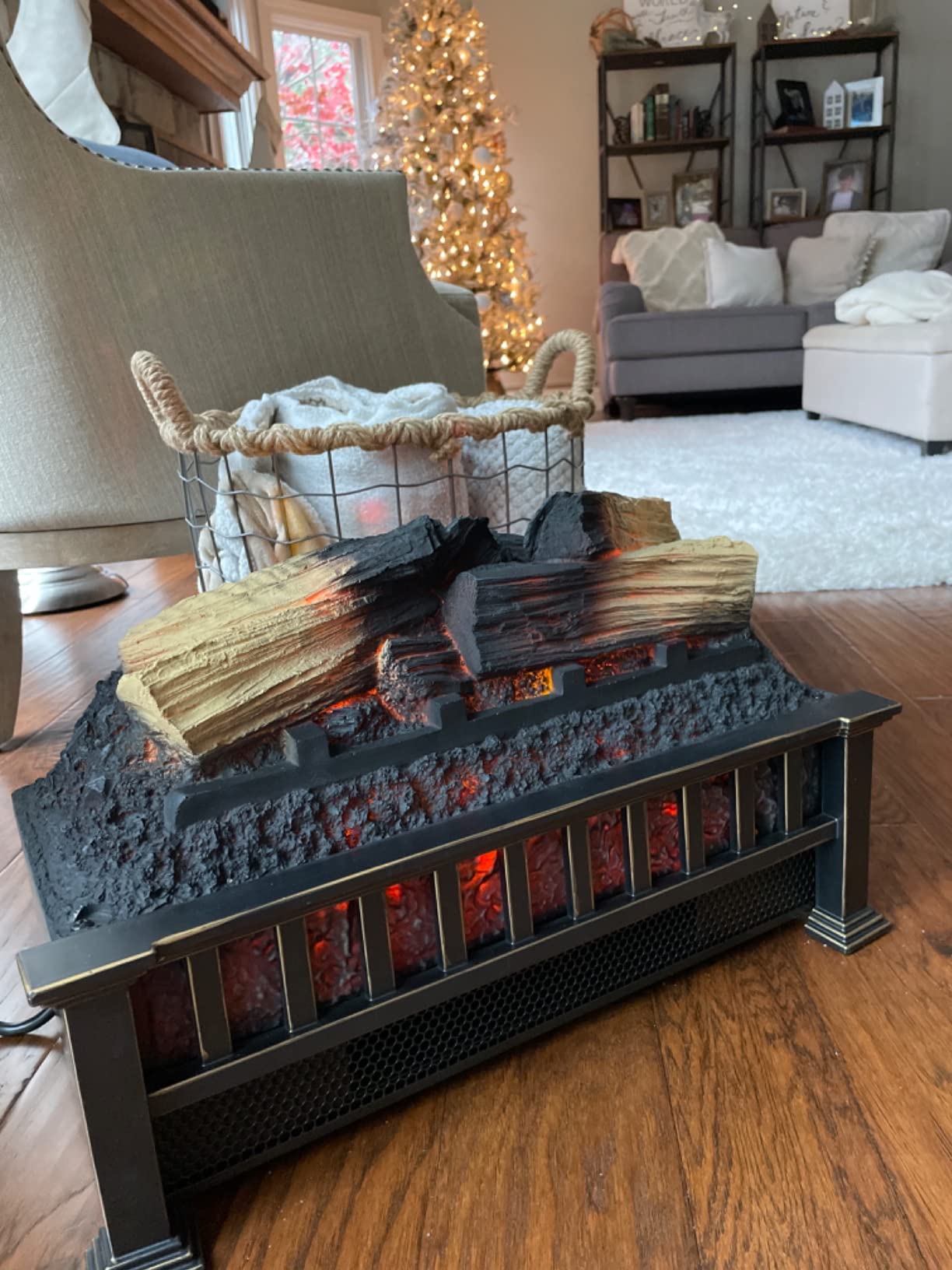 $28/mo - Finance Country Living 20 inch Electric Log Set | 1,000 Sq Ft ...