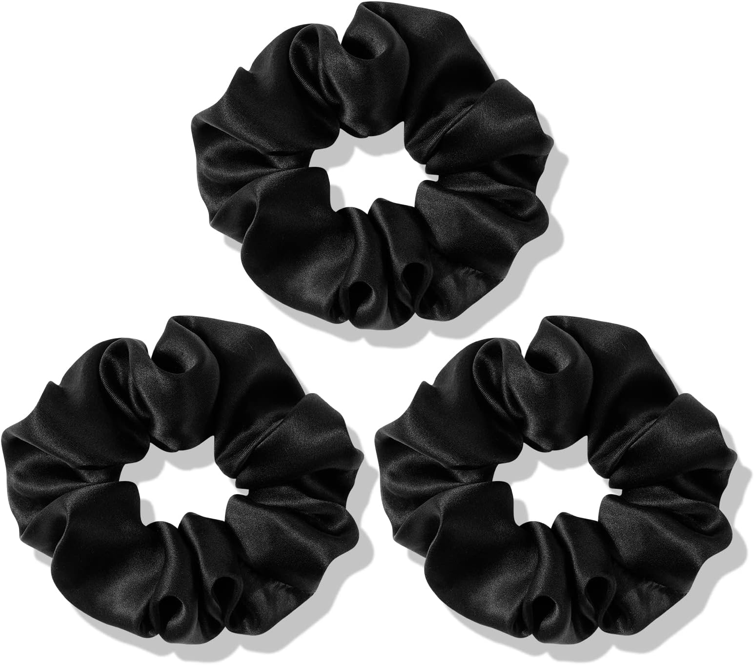 Amazon.com : OLESILK 100% Mulberry Silk-Scrunchies for Hair Sleep ...