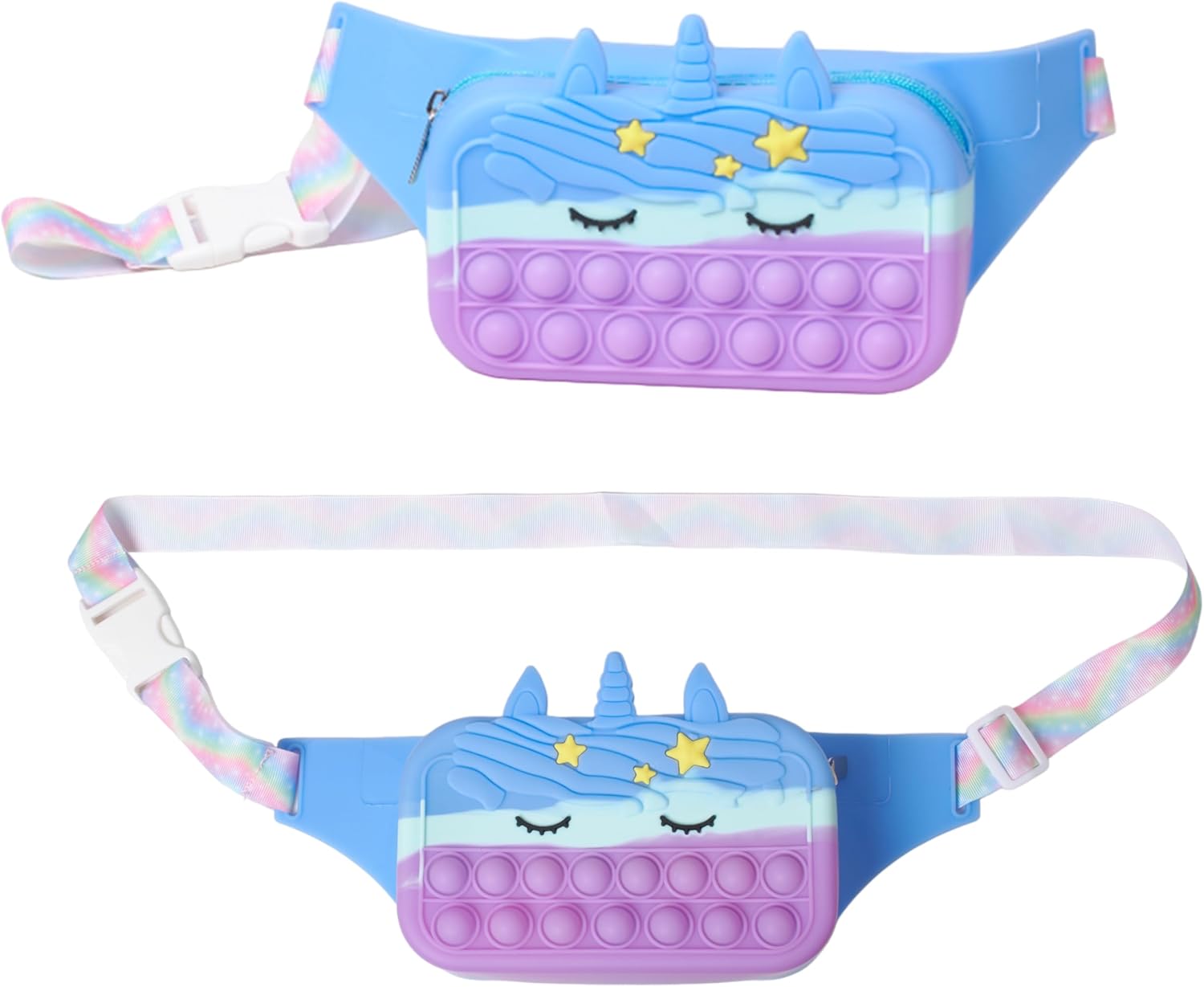 Amazon.com: Prextex Unicorn Pop It Purse - Silicone Travel and Fidget ...