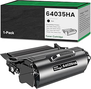 Amazon.com: 64035HA Black High Yield Toner Cartridge Remanufactured ...