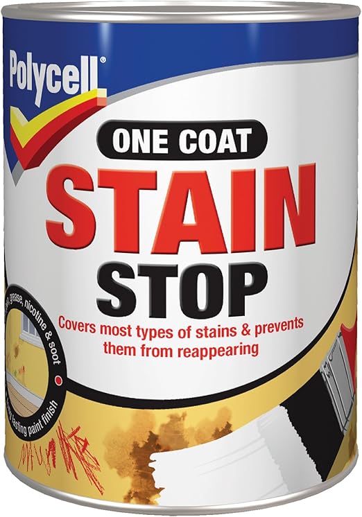 Polycell One Coat Stain Stop 1L : Amazon.co.uk: DIY & Tools