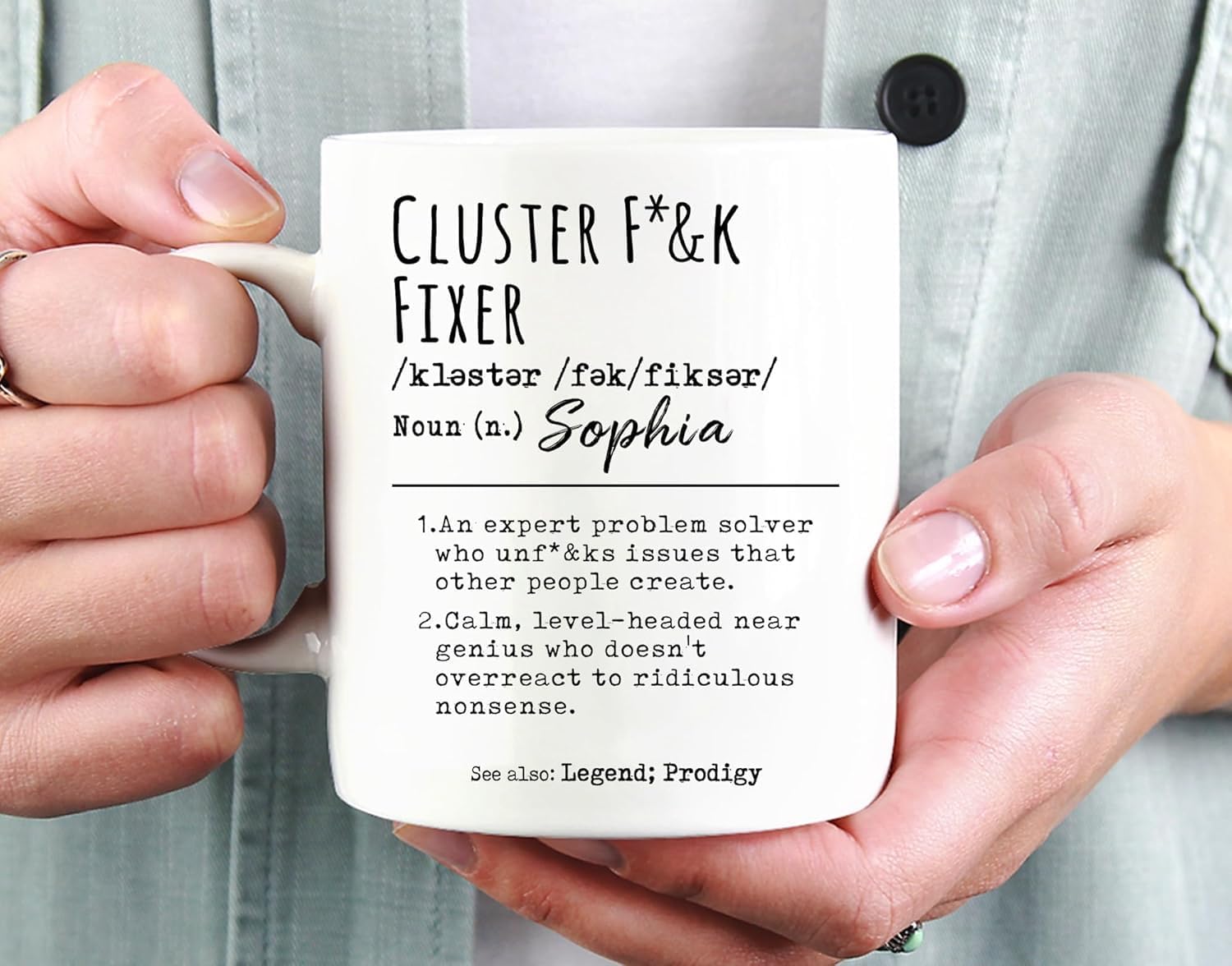 Amazon.com: Cluster Fixer Mug, Cluster F*ck Fixer Mug, Cluster Fck ...