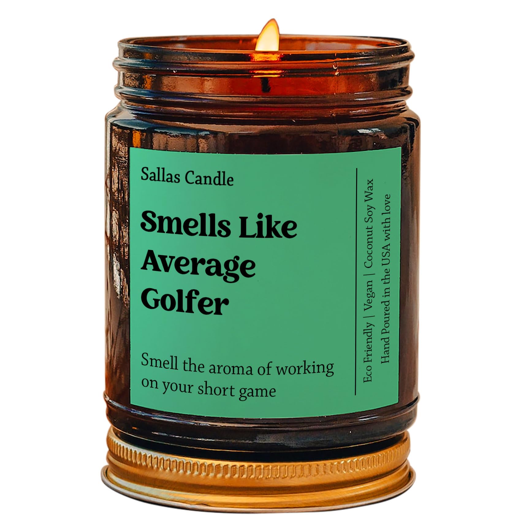 Amazon.com: Smells Like Average Golfer Soy Wax Candle, Gift for Golfer ...