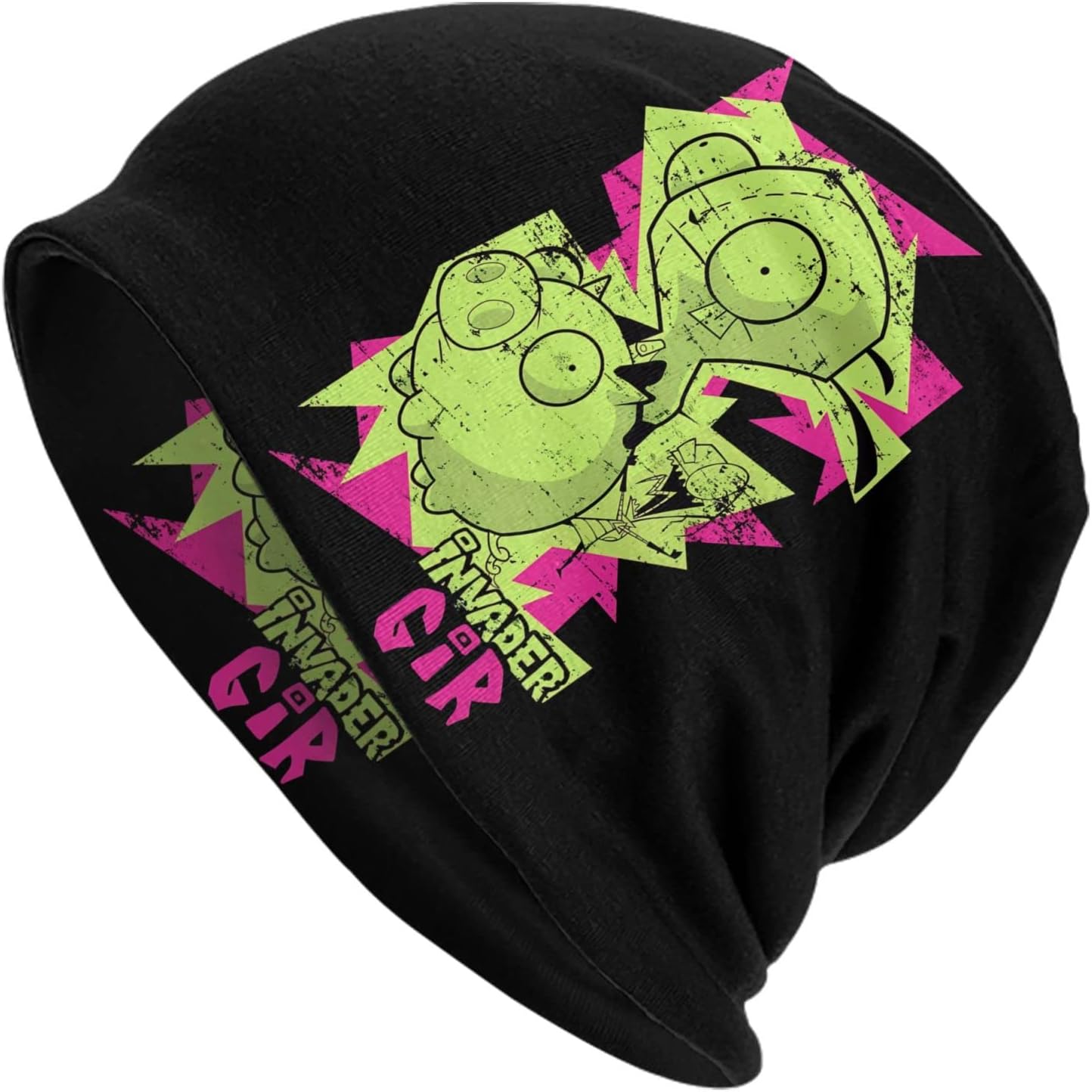 CONPELSON Aldult Beanie Hats Invader Anime Zim Slouchy Skull Cap Thin ...