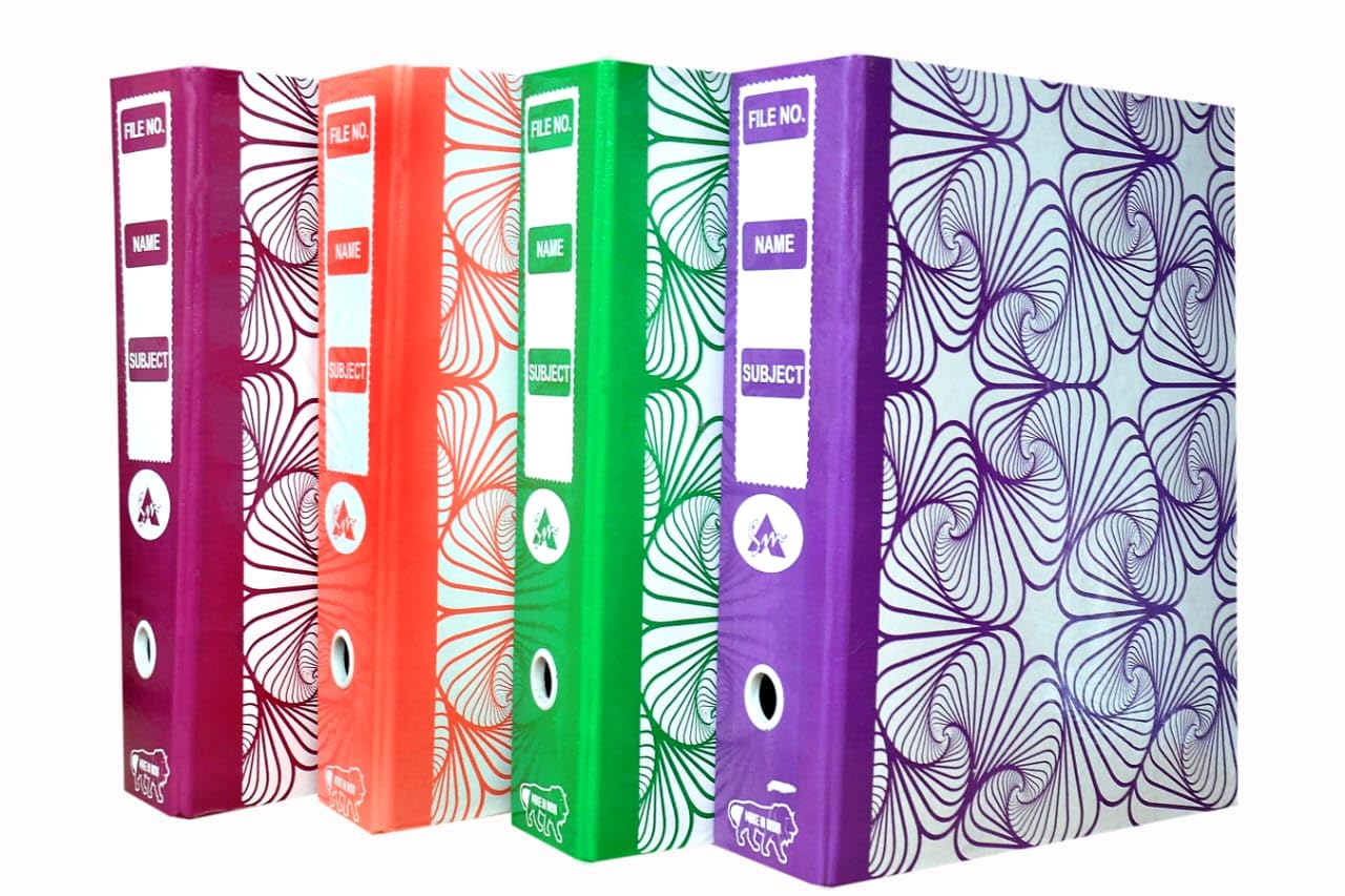 Rishi Stationery Cardboard Office Lever Arch Binder Box File Folder for ...