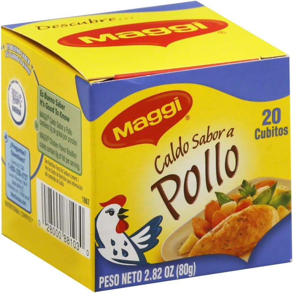 Amazon.com : Maggi Bouillon Tblt Chckn 8ct : Packaged Chicken Bouillons ...