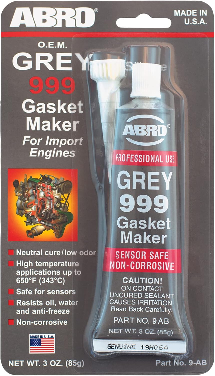 ABRO 999 RTV Silicone Gasket Maker (85g, Grey): Buy Online at Best ...