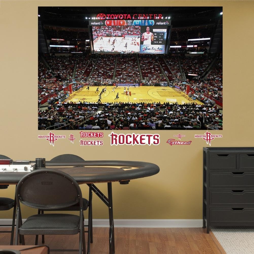 Amazon.com : Houston Rockets Arena Mural Wall Mural 72 x 48in : Sports ...