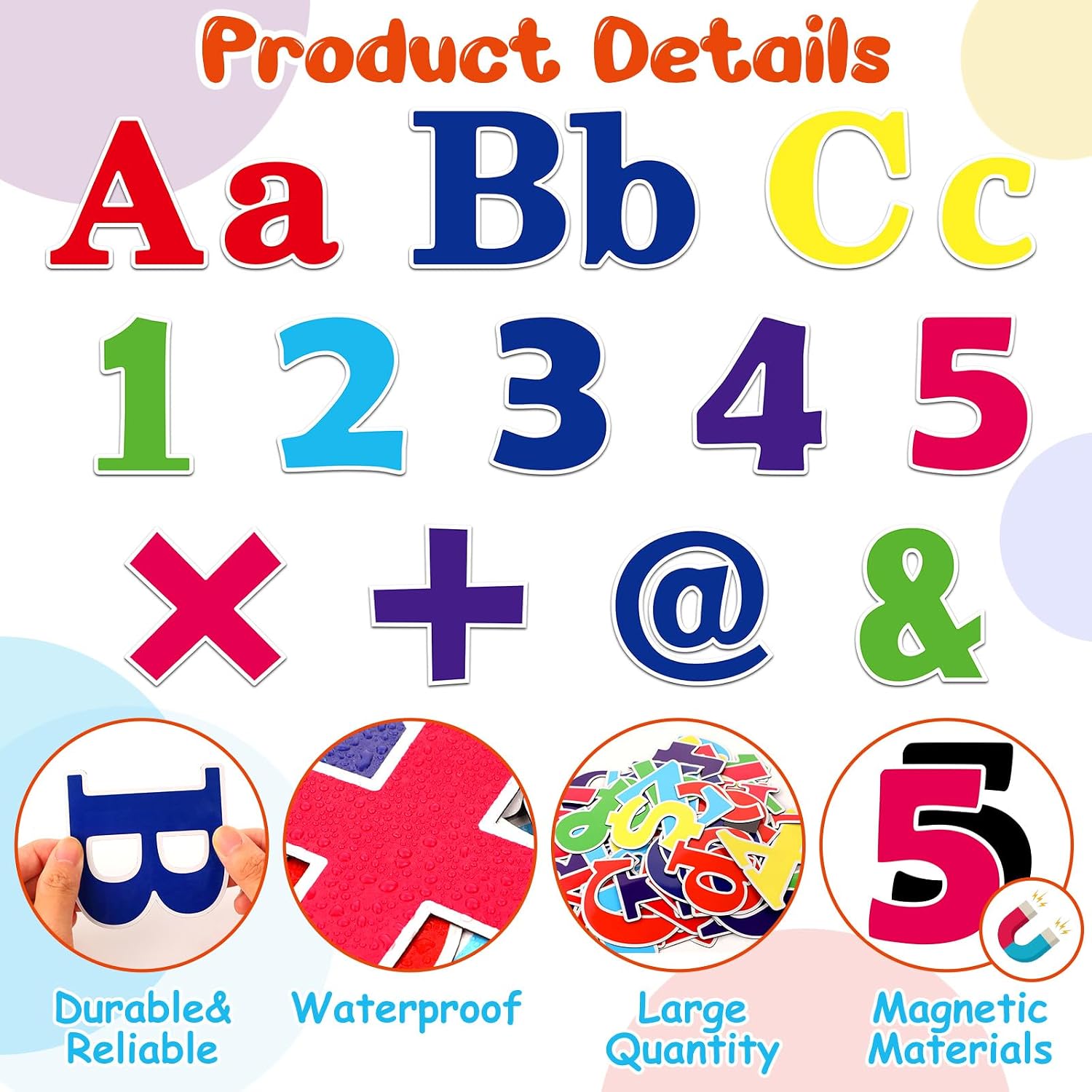 81Pcs Magnetic Bulletin Board Letters Colorful Australia | Ubuy