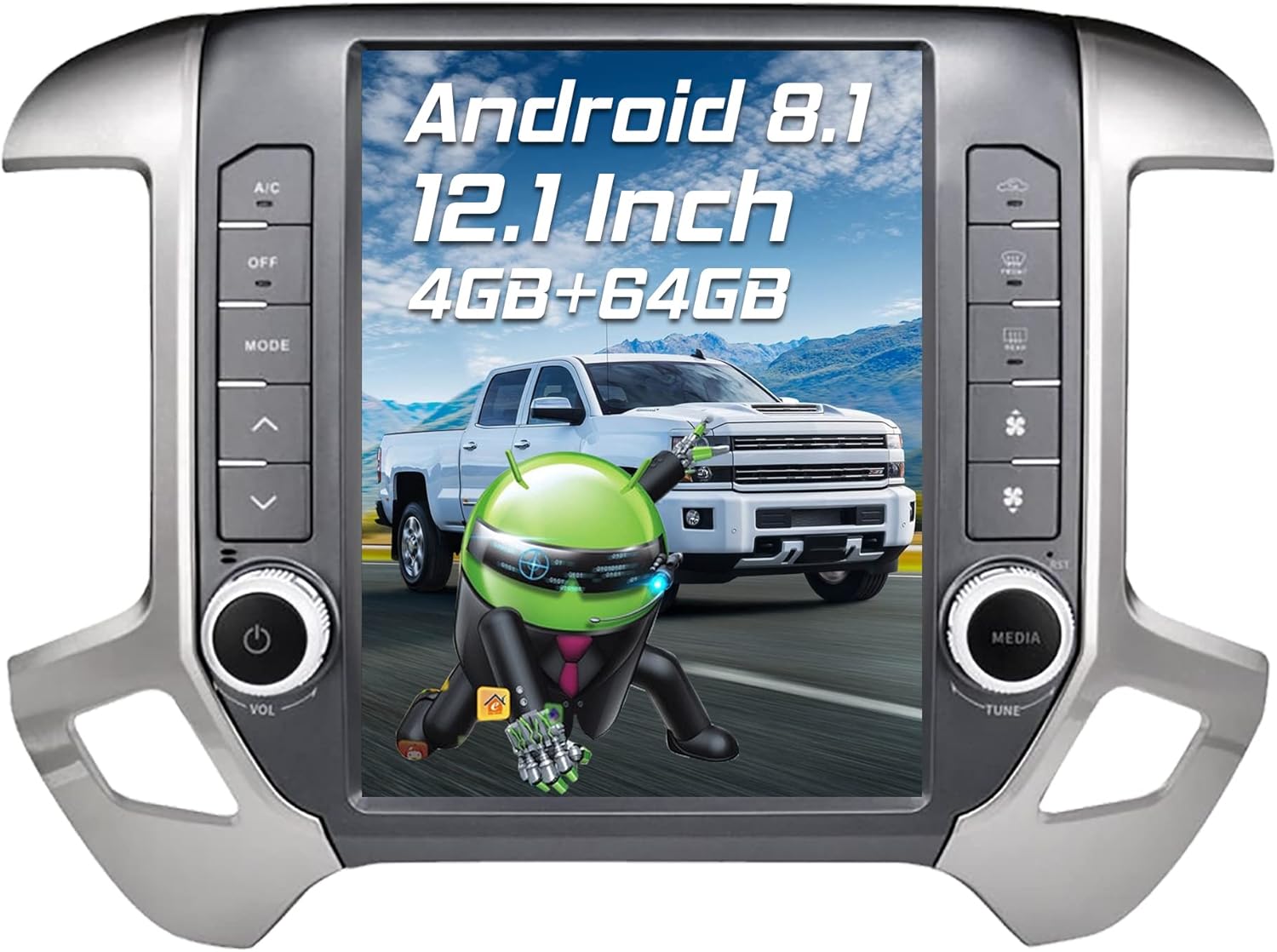 LinksWell Gen IV – Estéreo de coche de 12.1 pulgadas para Chevrolet ...