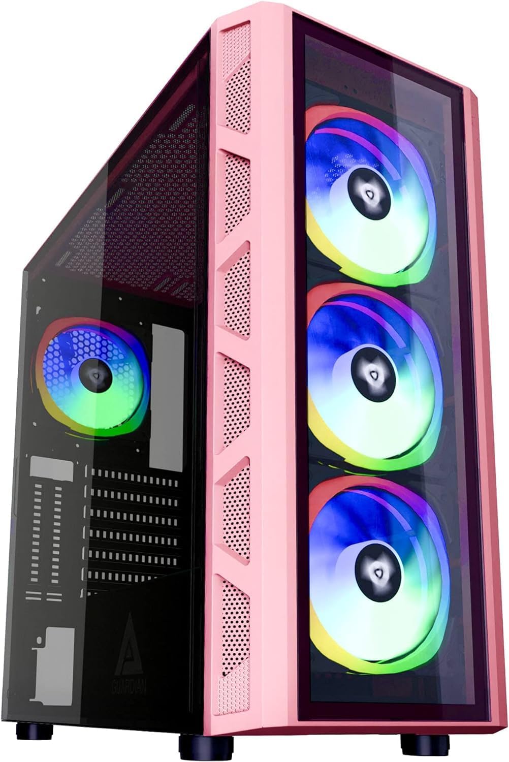 Amazon.com: Velztorm Bubble Cow Pink Limited Edition Gaming PC (AMD ...
