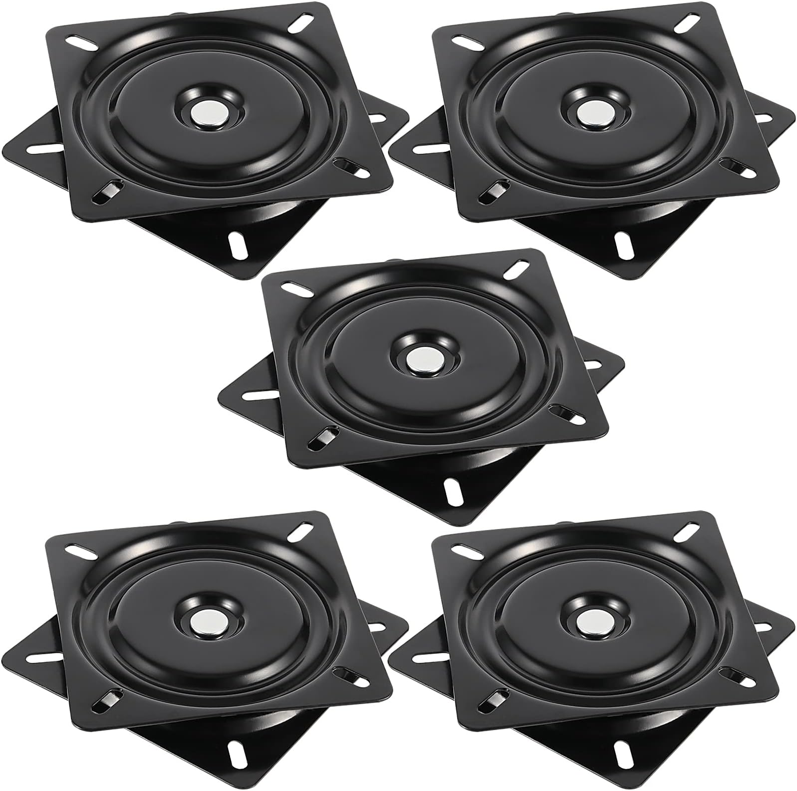 Amazon.com: KEILEOHO 5 PCS 6.25 Inches Bar Stool Swivel Plate, Square ...