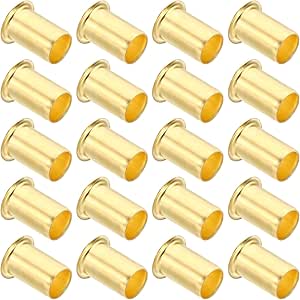 Amazon.com: PATIKIL Brass Compression Insert, 20 Pack 12mm OD x 9mm ID ...