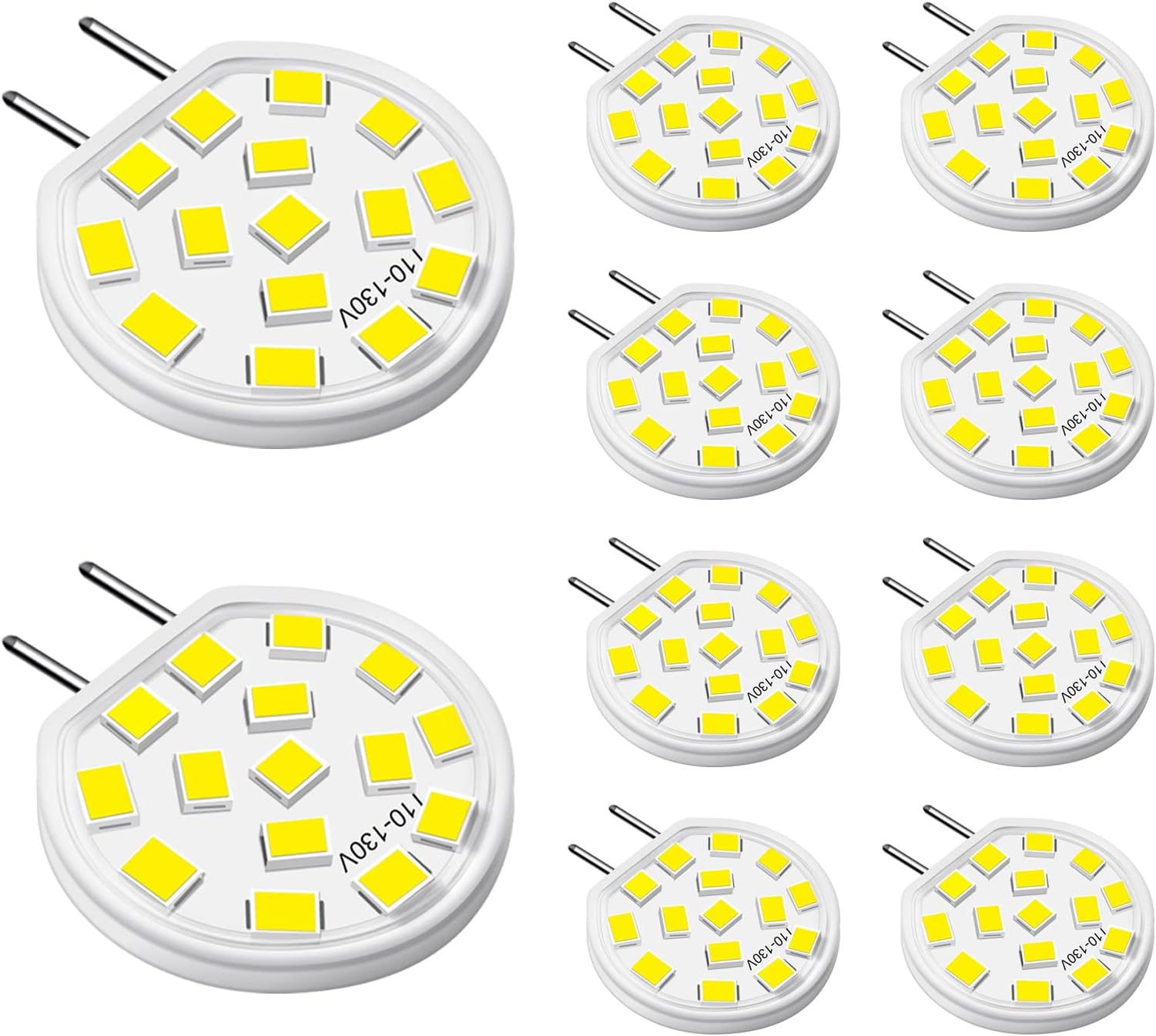 TAIYALOO G8 LED Bulb Dimmable, 3W (30W-35W Halogen Equivalent), T4 JCD ...