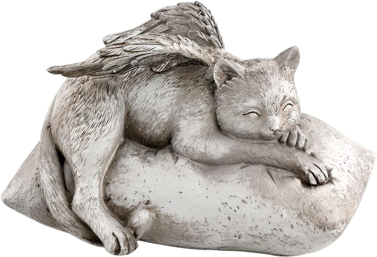 Amazon.com : PCS Cat Resin Garden Statue, Cat Angel Memorial Statue ...