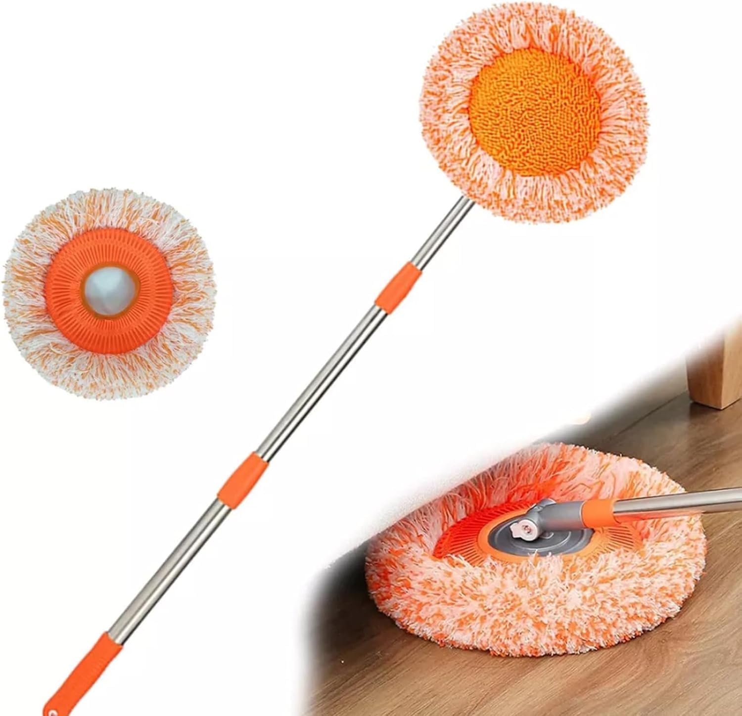 Kresal Adjustable Cleaning Mop, 180° Rotatable Mops for Floor Cleanings ...