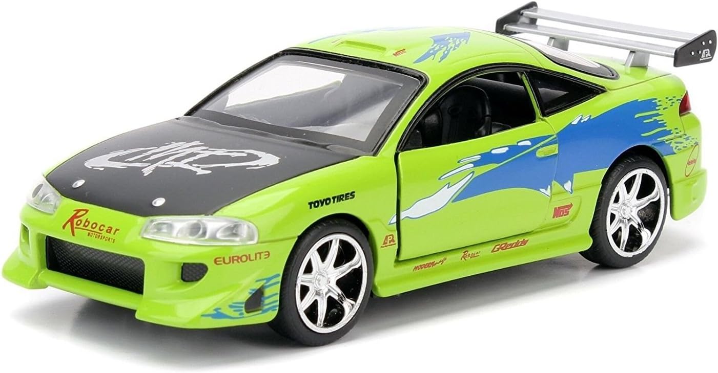 Buy Jada Metal Mitsubishi Eclipse Diecast Car, Pack of 1, Green Online ...