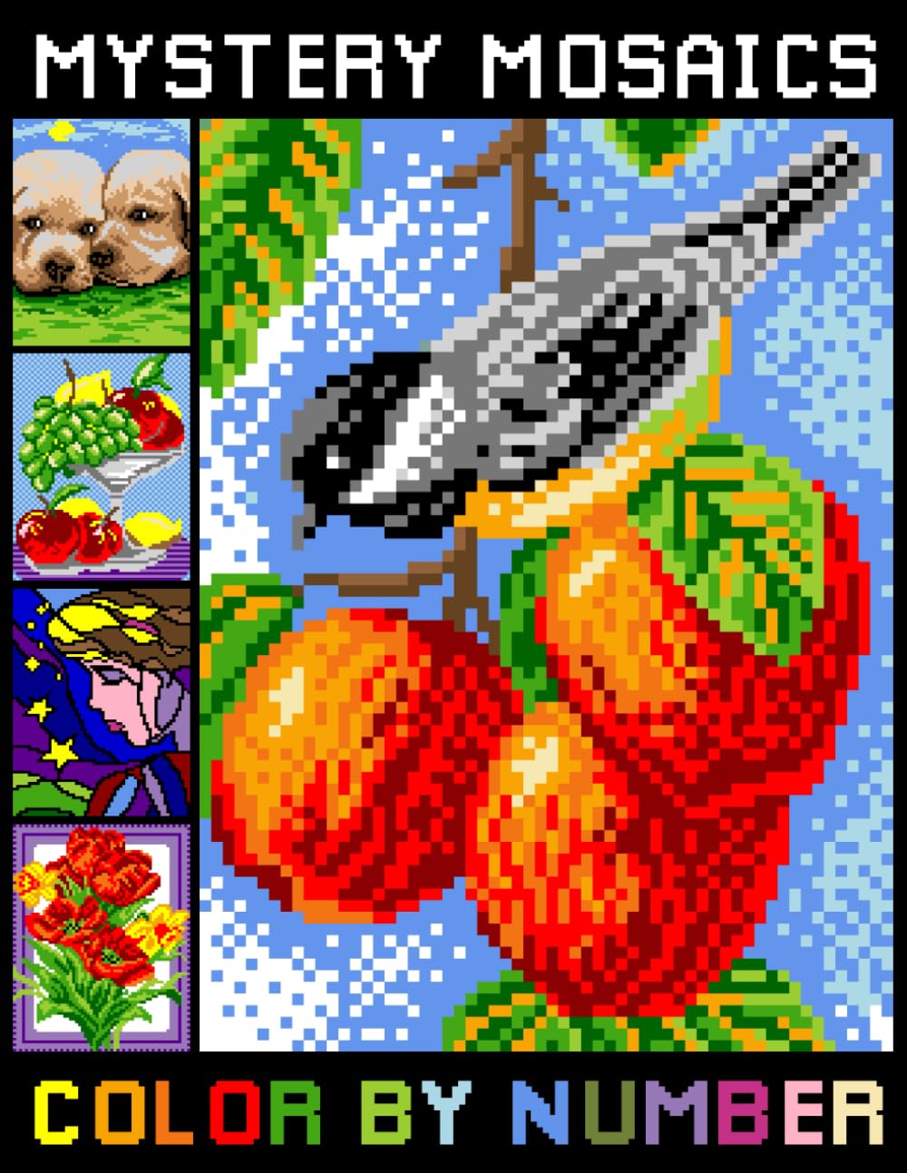 Amazon.com: Mystery Mosaics Color By Number: Extreme Color-by-Number ...