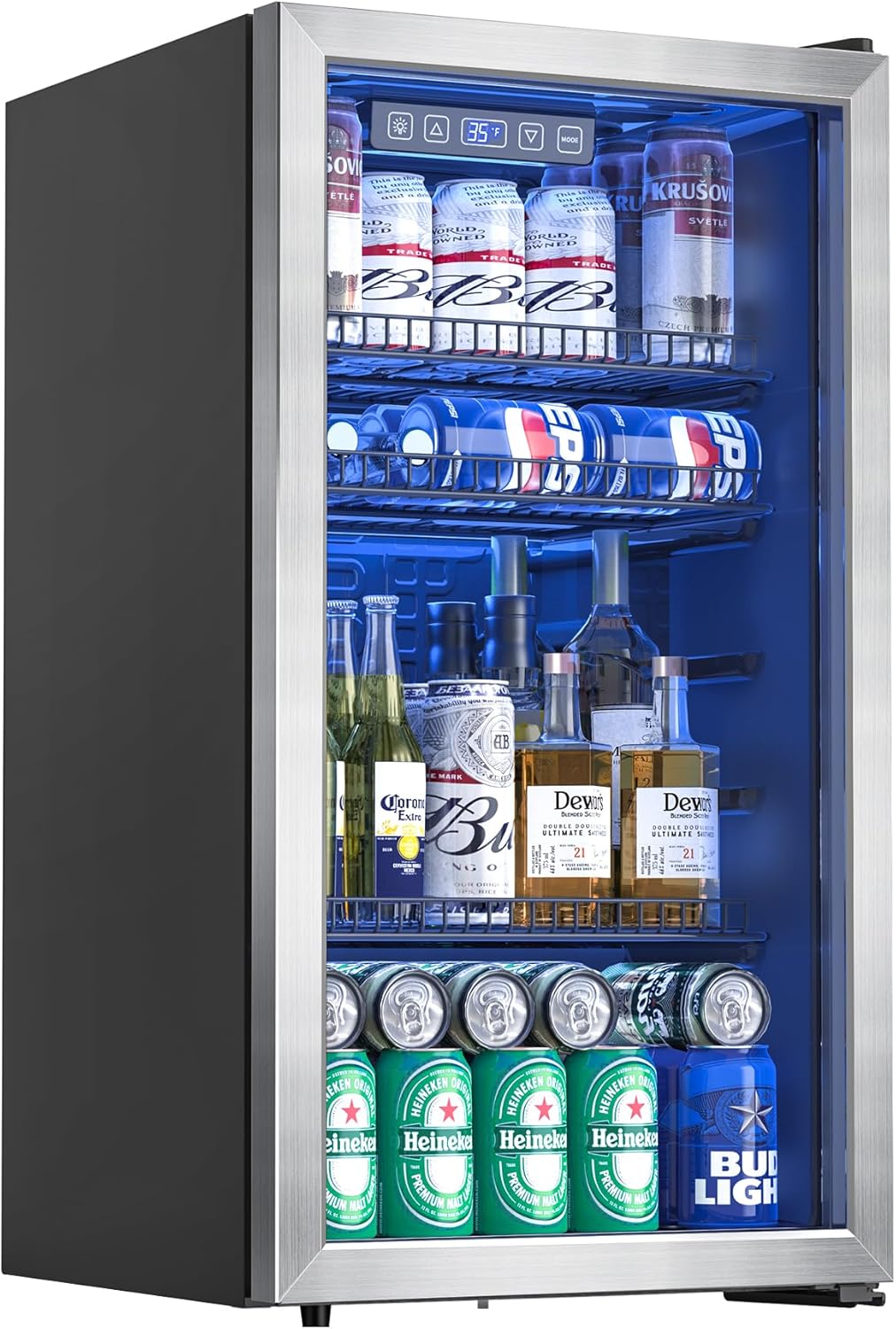 Amazon.com: Urbansync Beverage Refrigerator and Cooler, 3.2 Cu.Ft Mini ...