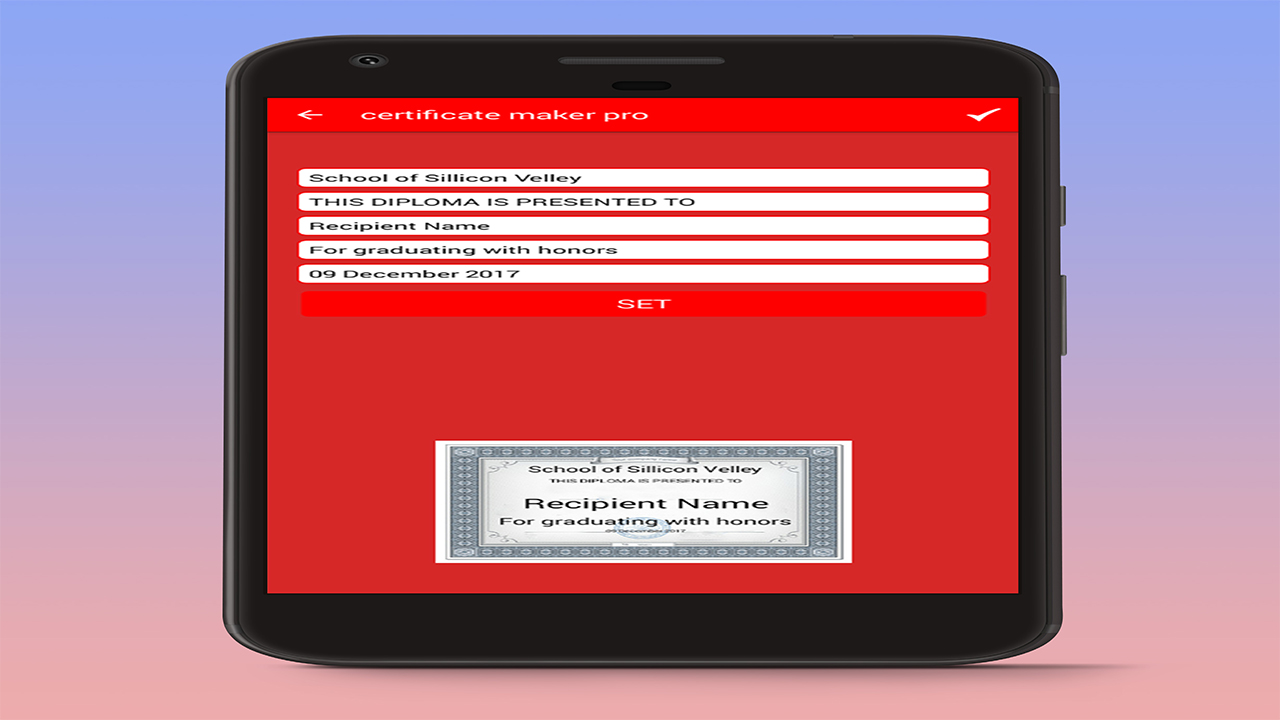 Certificate Maker app - App on Amazon Appstore
