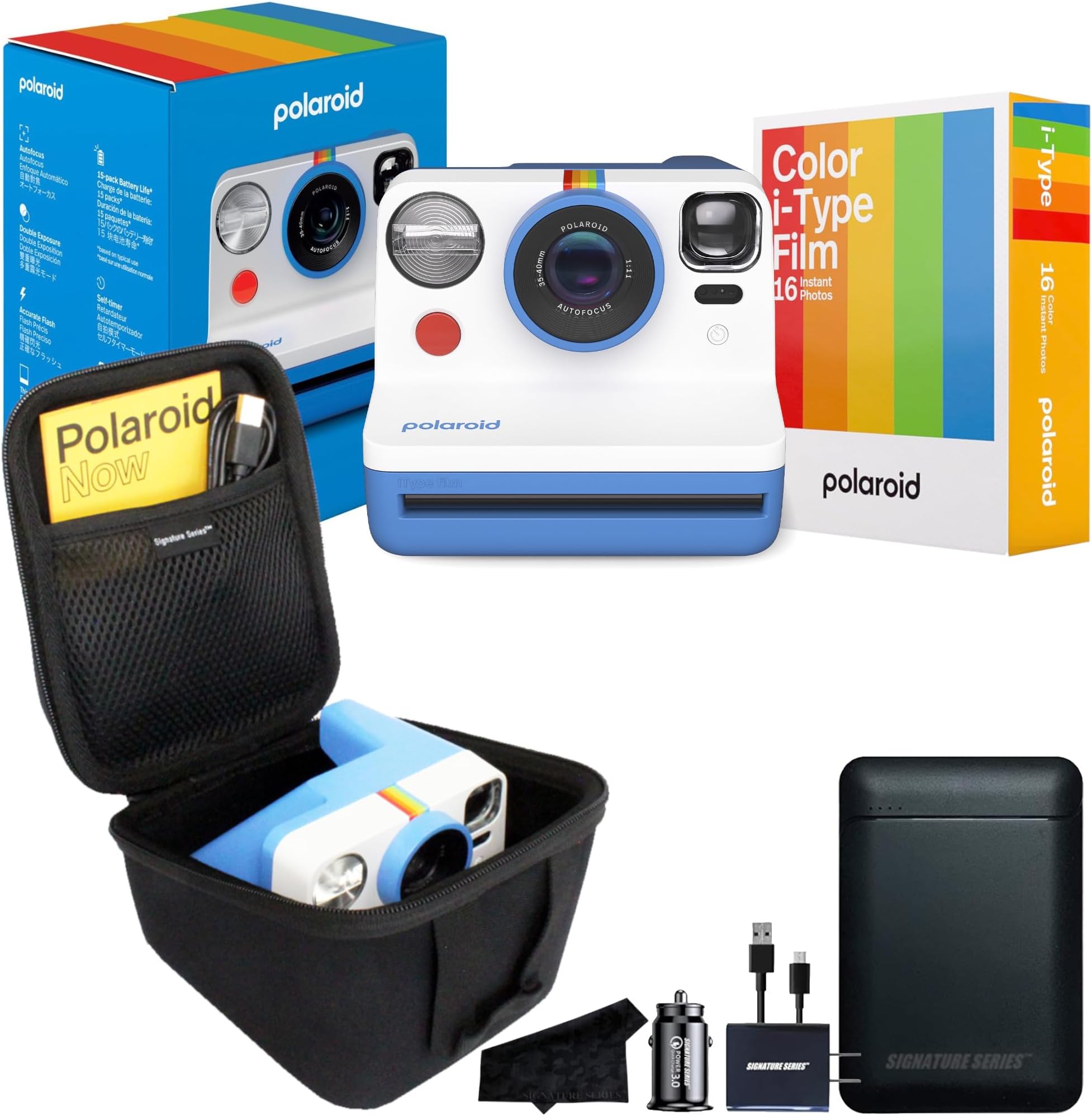 Amazon.com : Polaroid Originals Now I-Type Instant Camera - Black (9028 ...