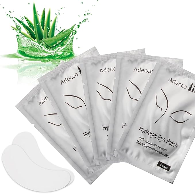 Amazon.com: AHIER Eyepads Eyelash Extensions Lint Free, 100 Pairs Set ...