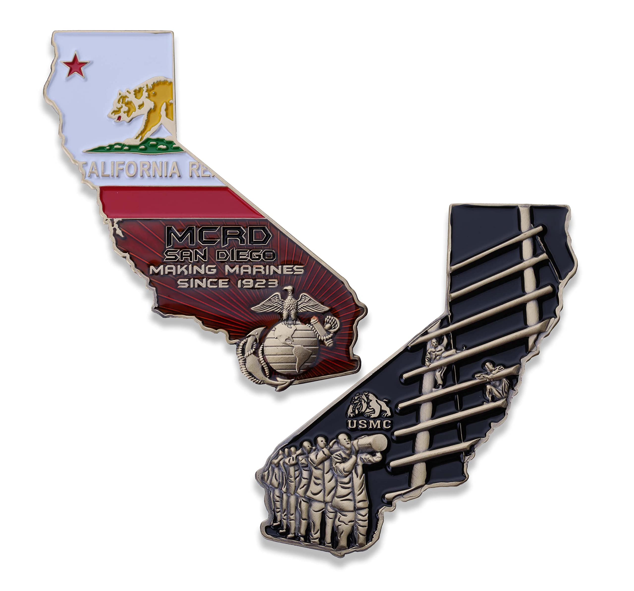 Mcrd San Diego Challenge Coin Usmc Marine Corps Recruit Depot ...