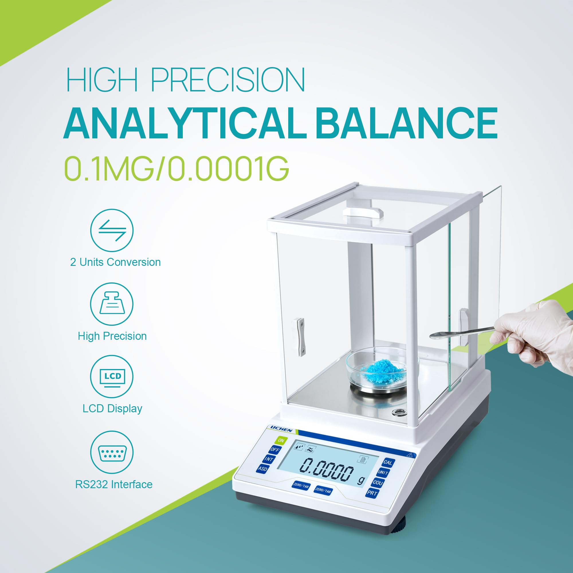 Snapklik.com : LICHEN Lab Scale 120g X 0.1mg High Precision Scale ...