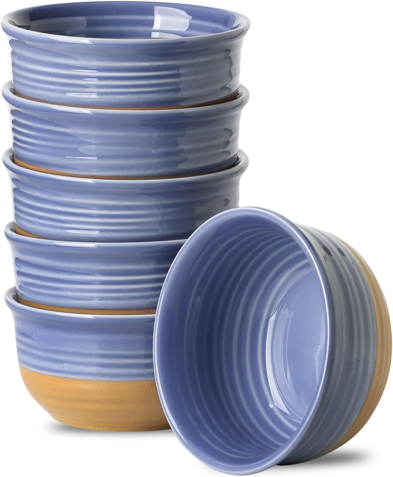 Amazon.com: Ceramic Small Bowls dessert bowl - Porcelain 10 oz Cute ...