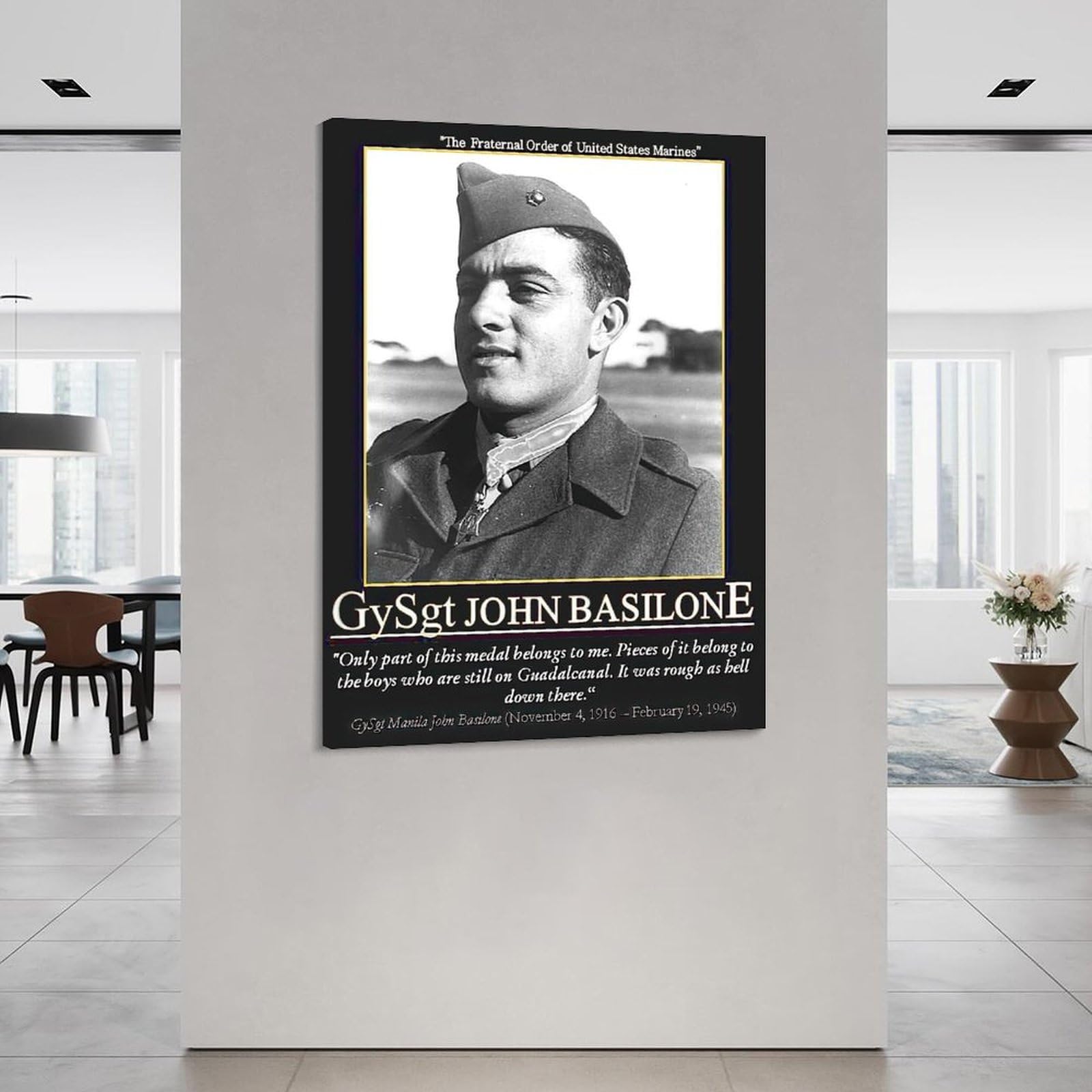 John Basilone Famous Quotes DVIDS News A Living Legacy, USS John