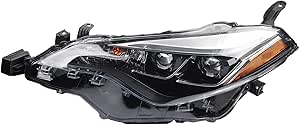 Amazon.com: Dasbecan Headlight Compatible With Toyota Corolla SE XLE ...