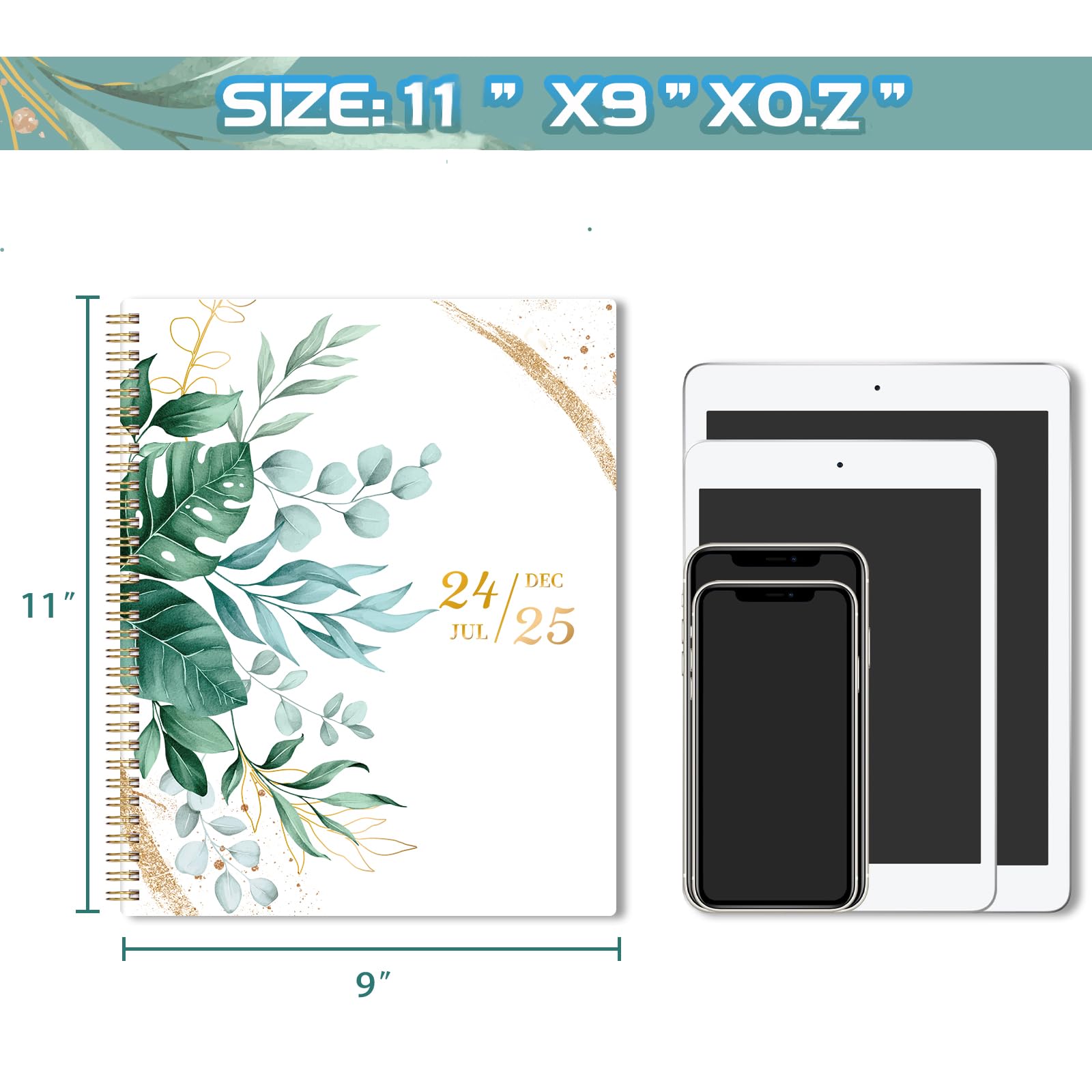 Snapklik.com : Makapoo Monthly Planner 2024-2025