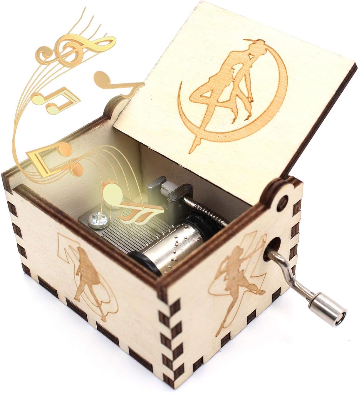 ukebobo Wooden Music Box - Sailor Moon Music Box, Sailor Moon Gifts ...