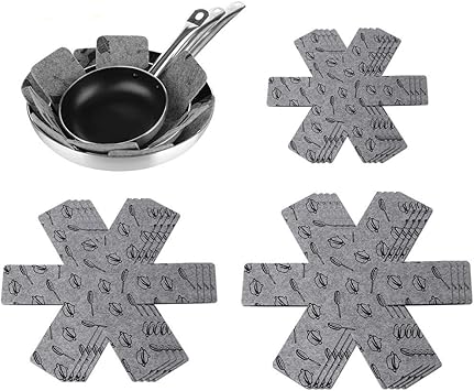 Amazon.com: 12 pcs Pot and Pan Protectors, Cookware Pans Divider ...
