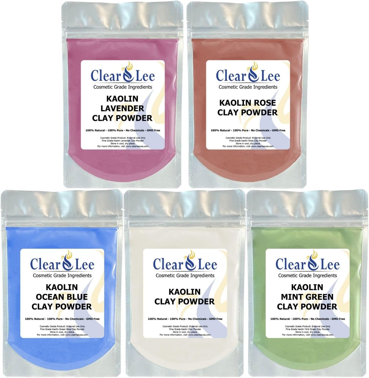 Amazon.com : Pure Body Naturals Kaolin Clay Powder, 100 g - Perfect for ...