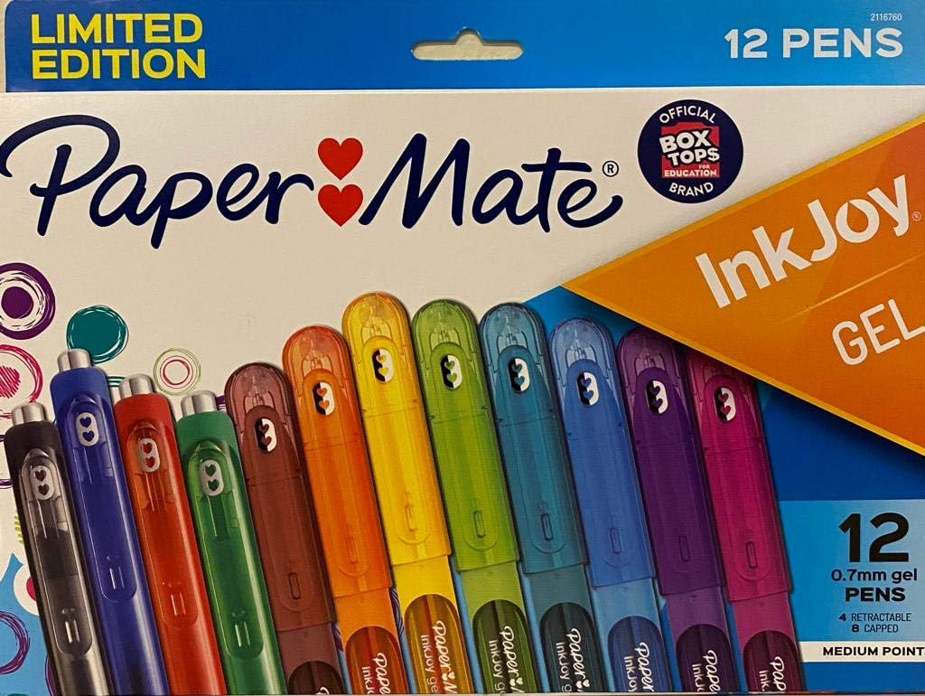 Amazon.com: Paper Mate InkJoy Gel, 12 pens, 0.7mm, medium point ...