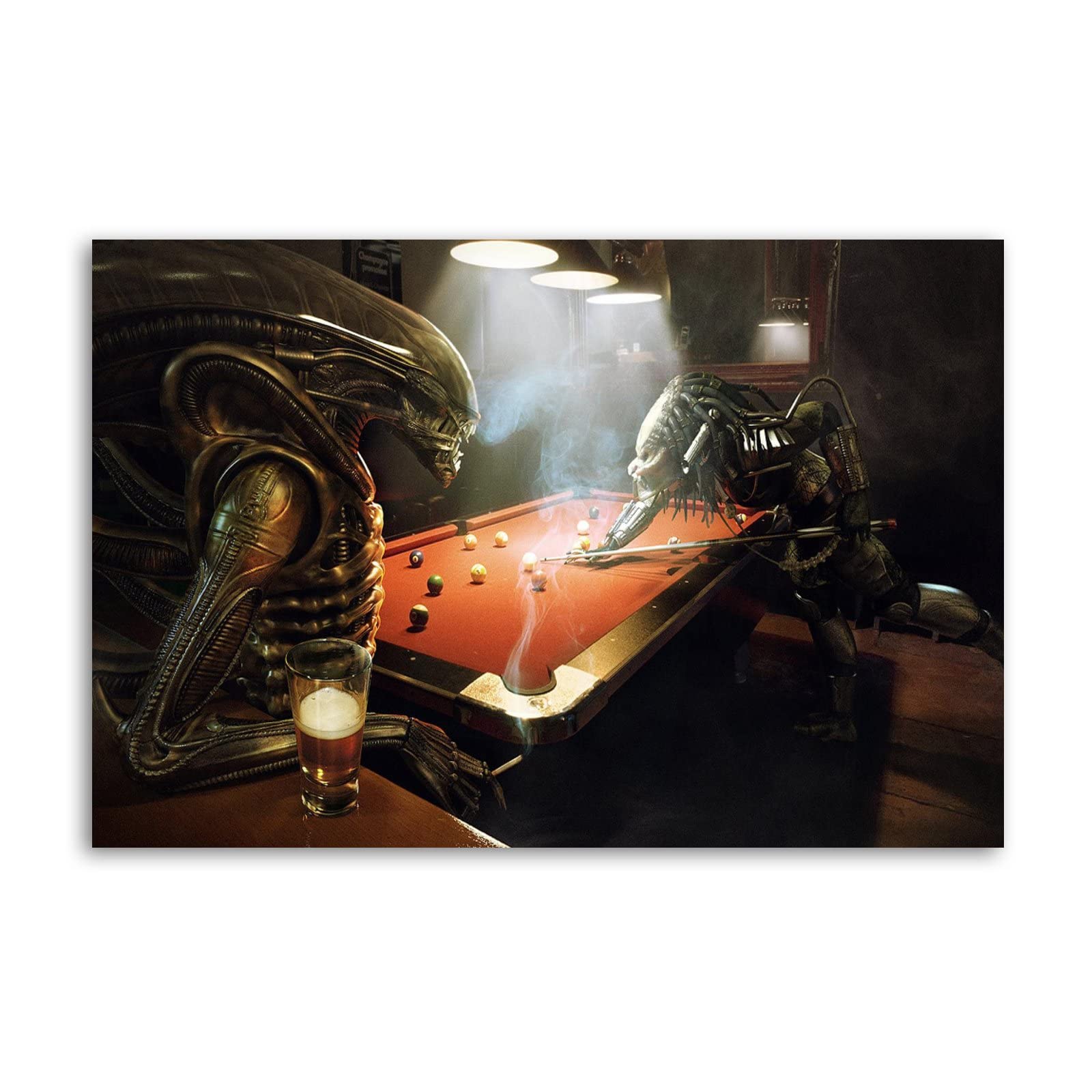 Alien Predator Pool Alien Vs Predator Billiards Ready To Hang