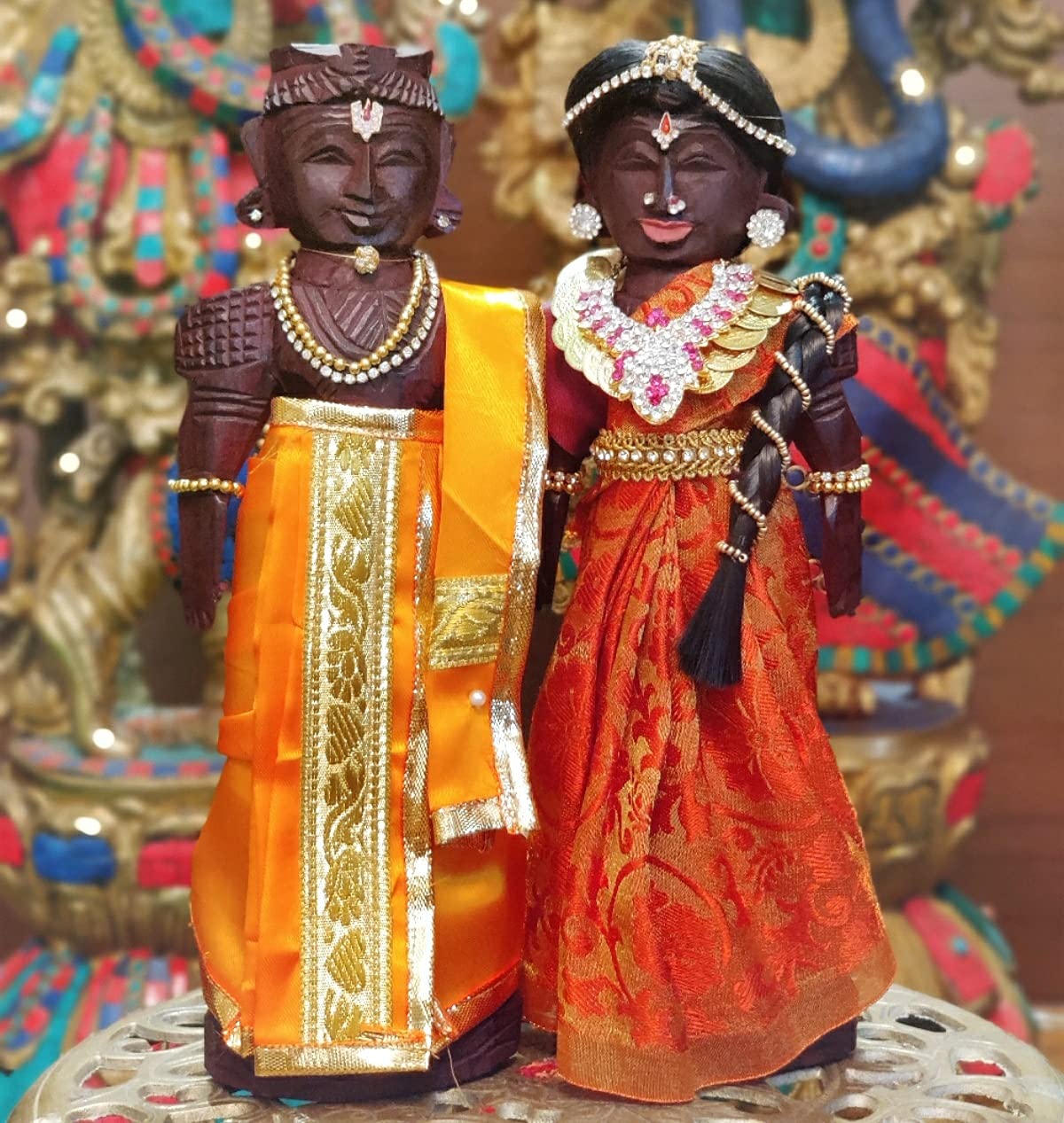 marapachi bommai Wooden Wooden Dolls /Bommala koluvu /lakadee Gudiya ...