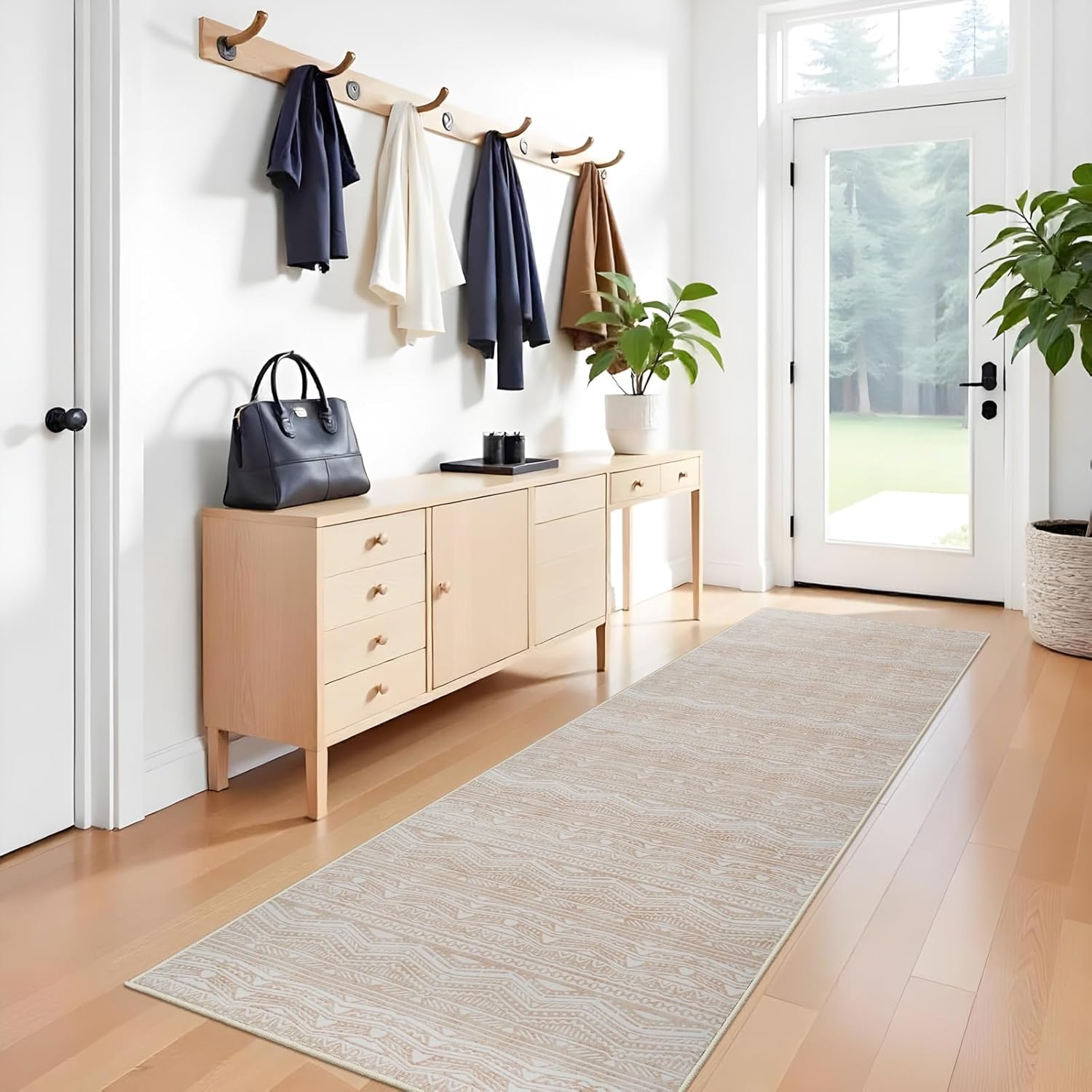 BYYVOO 3x10 Hallway Runner Rugs - Kitchen Rugs Runner Non Skid Washable ...