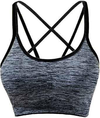 Amazon.com: High Impact Sports Bra Removable Workout Bras Lingerie Yoga ...