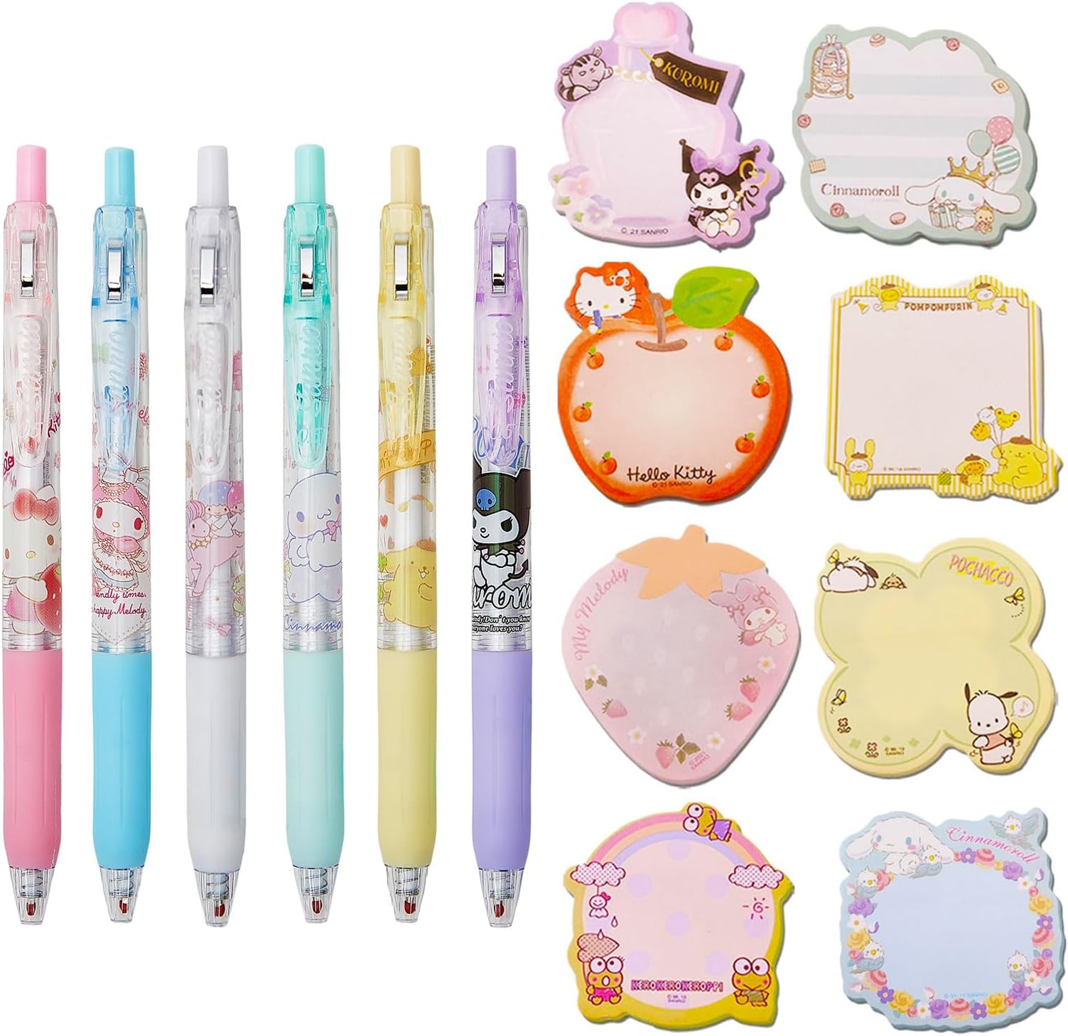 Amazon.com : Cute Office Supplies - Including 6 Pcs Cartoon Gel Pens ...