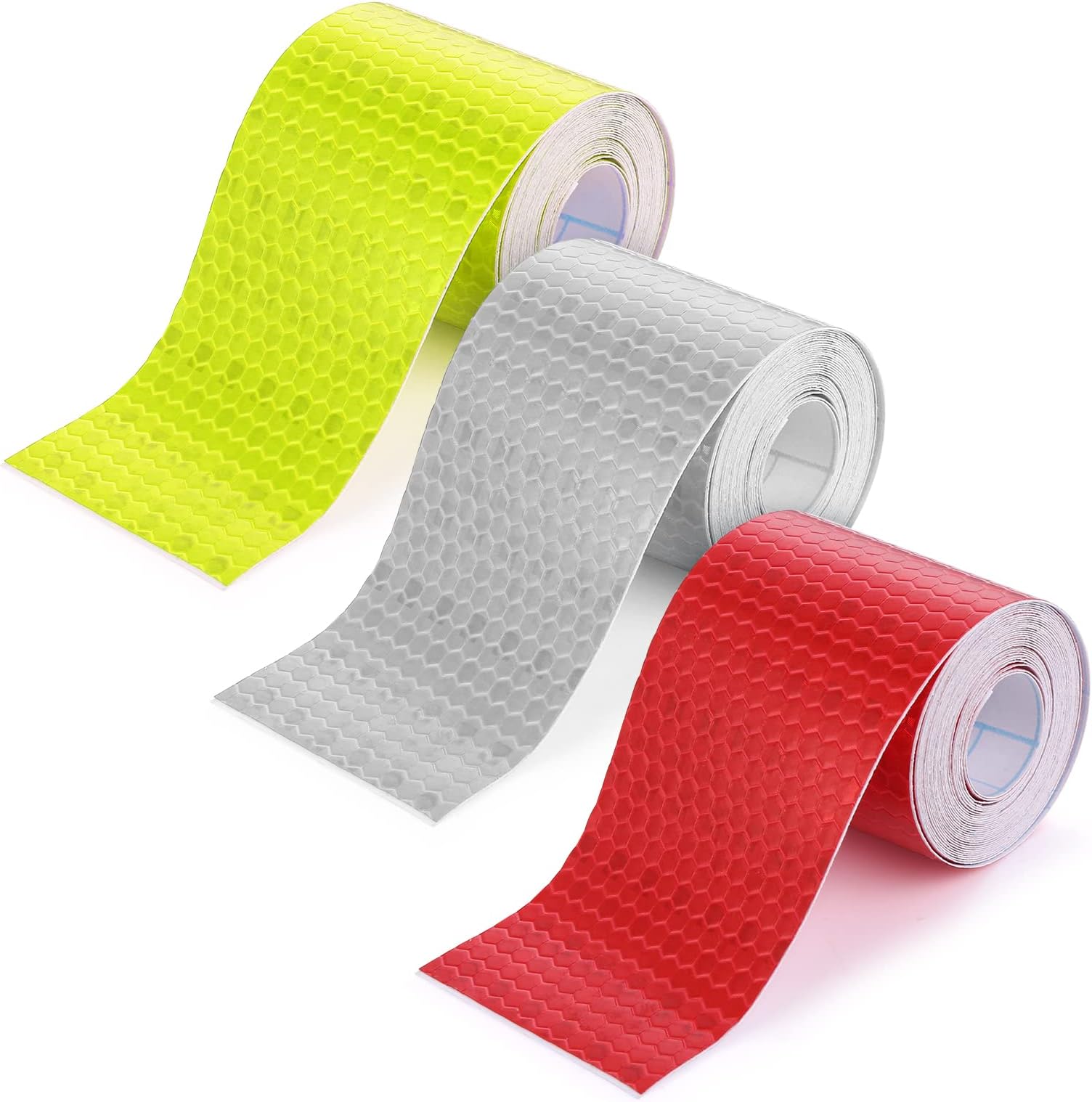 3 Rolls Reflective Safety Tapes 1 Inch Reflective Warning Tape ...