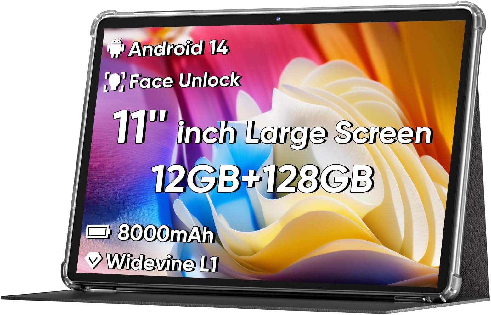 Amazon.com : ECOPAD Tablets 11 inch Android 14 Tablet with Case, Octa ...