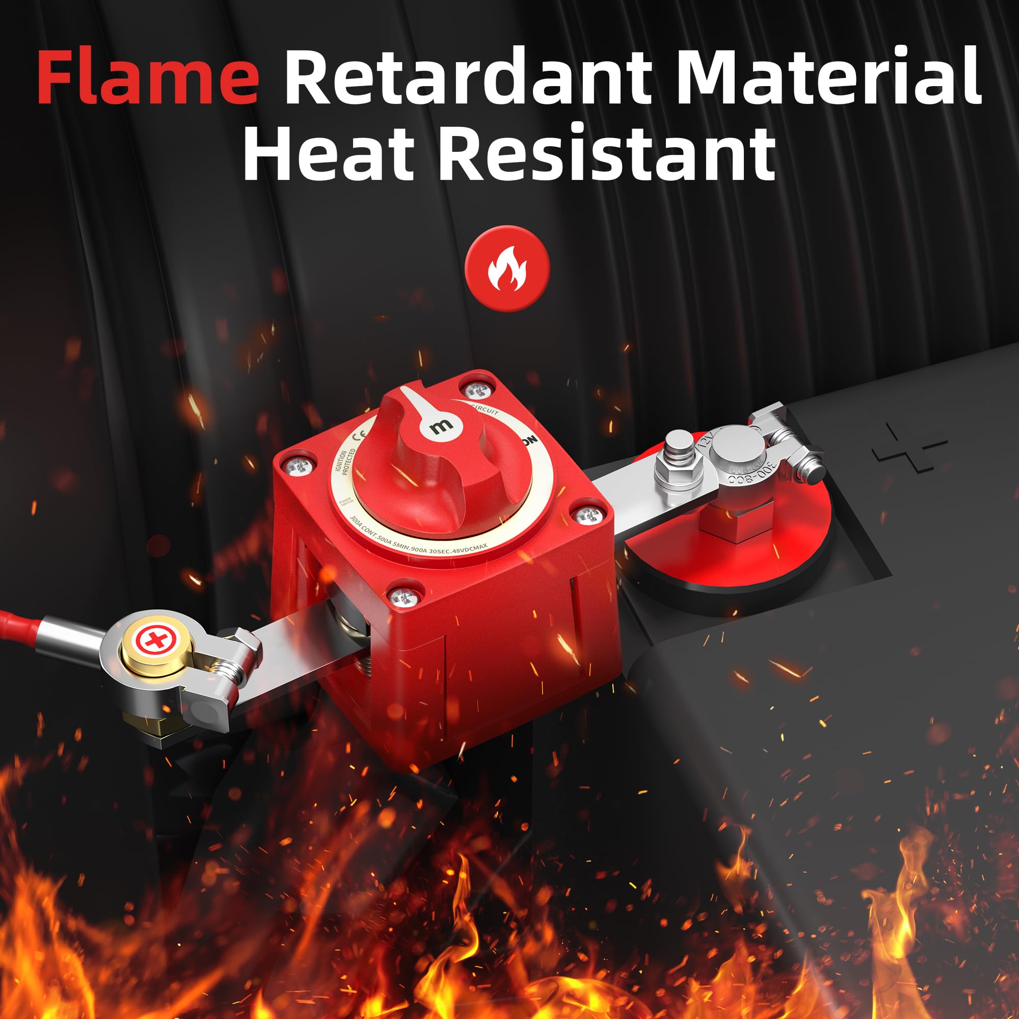 Snapklik.com : Top Post Battery Disconnect Switch 12V 48V 300A Marine ...