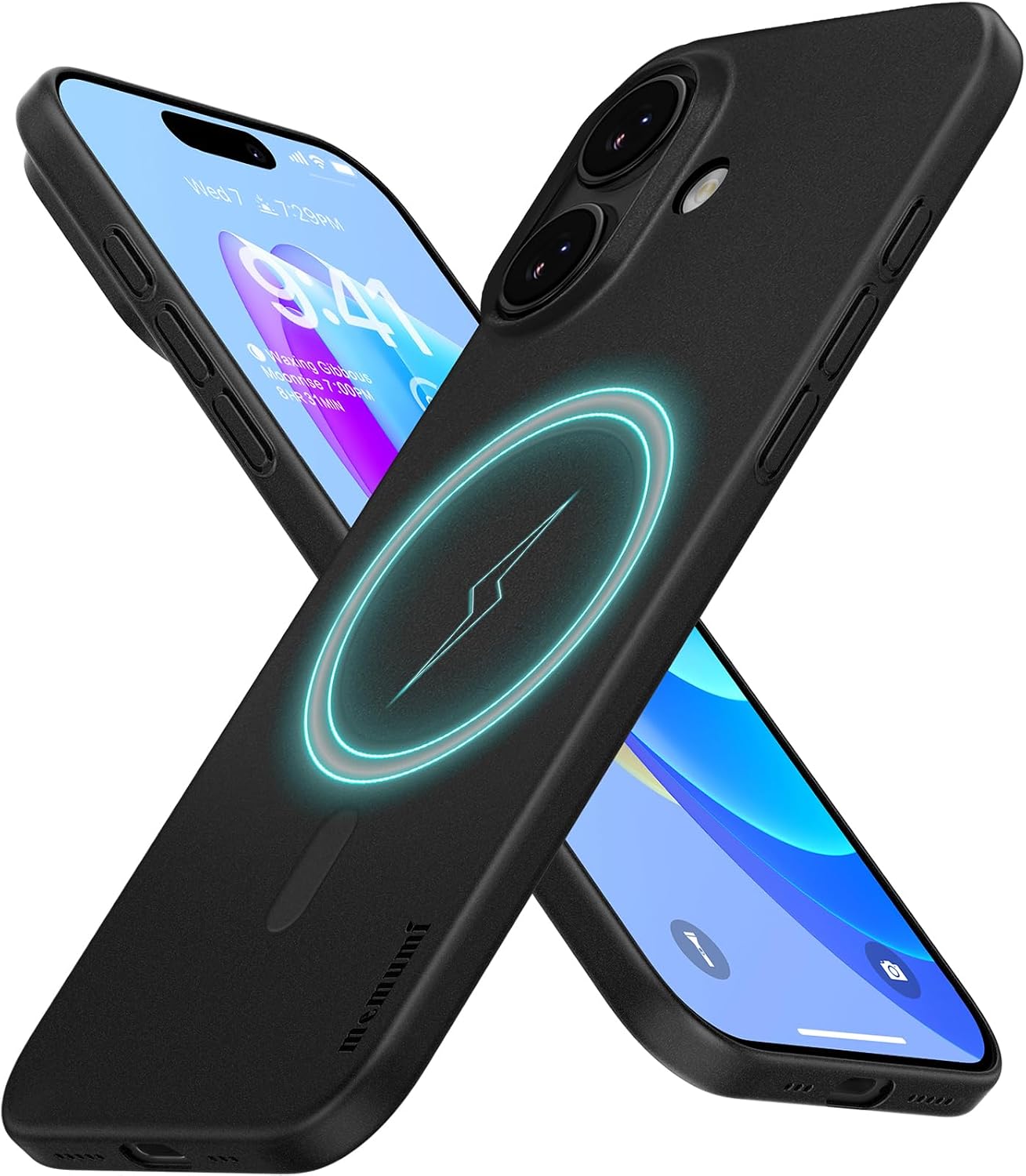 Amazon.co.jp: 「memumi」0.3㎜極薄・マグネット内蔵 iPhone 17用のケース マット質感 オリジナル設計 指紋防止 ...