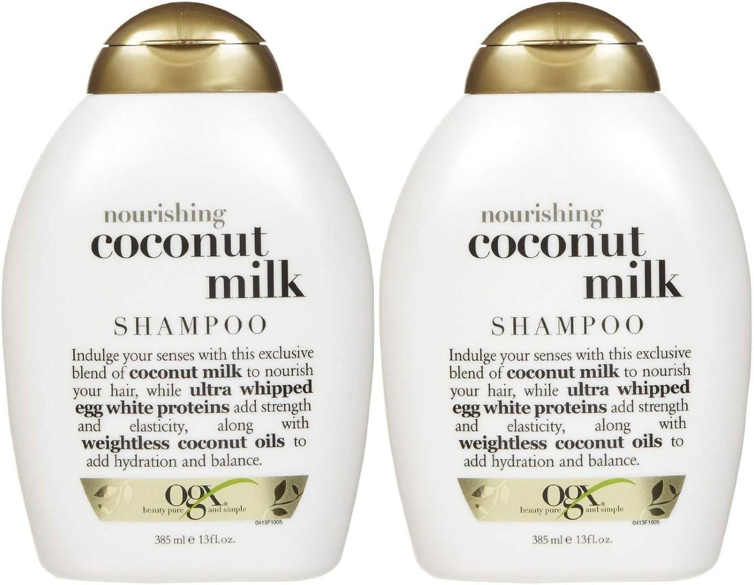 Organix Shampoo - Nourishing Coconut Milk (385ml) - Pack of 2 : Amazon ...