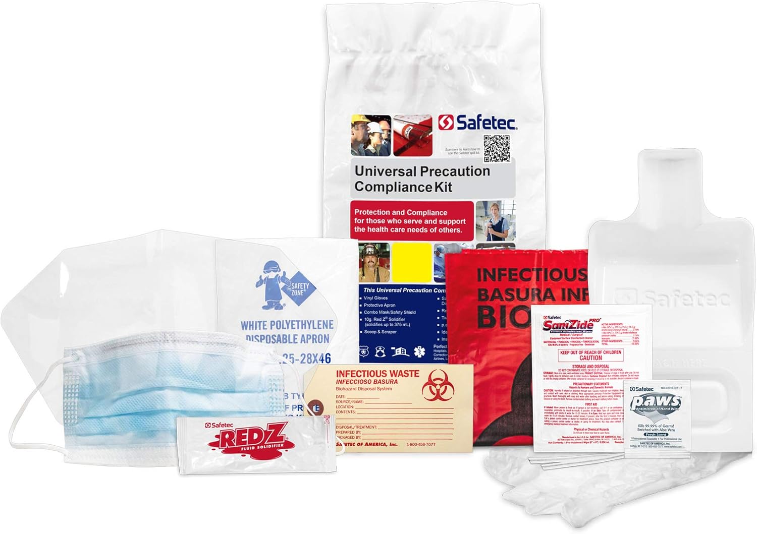 Amazon.com: Safetec Universal Precaution Compliance Kit (Poly Bag ...
