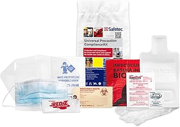 Amazon.com: Safetec Universal Precaution Compliance Kit (Poly Bag ...