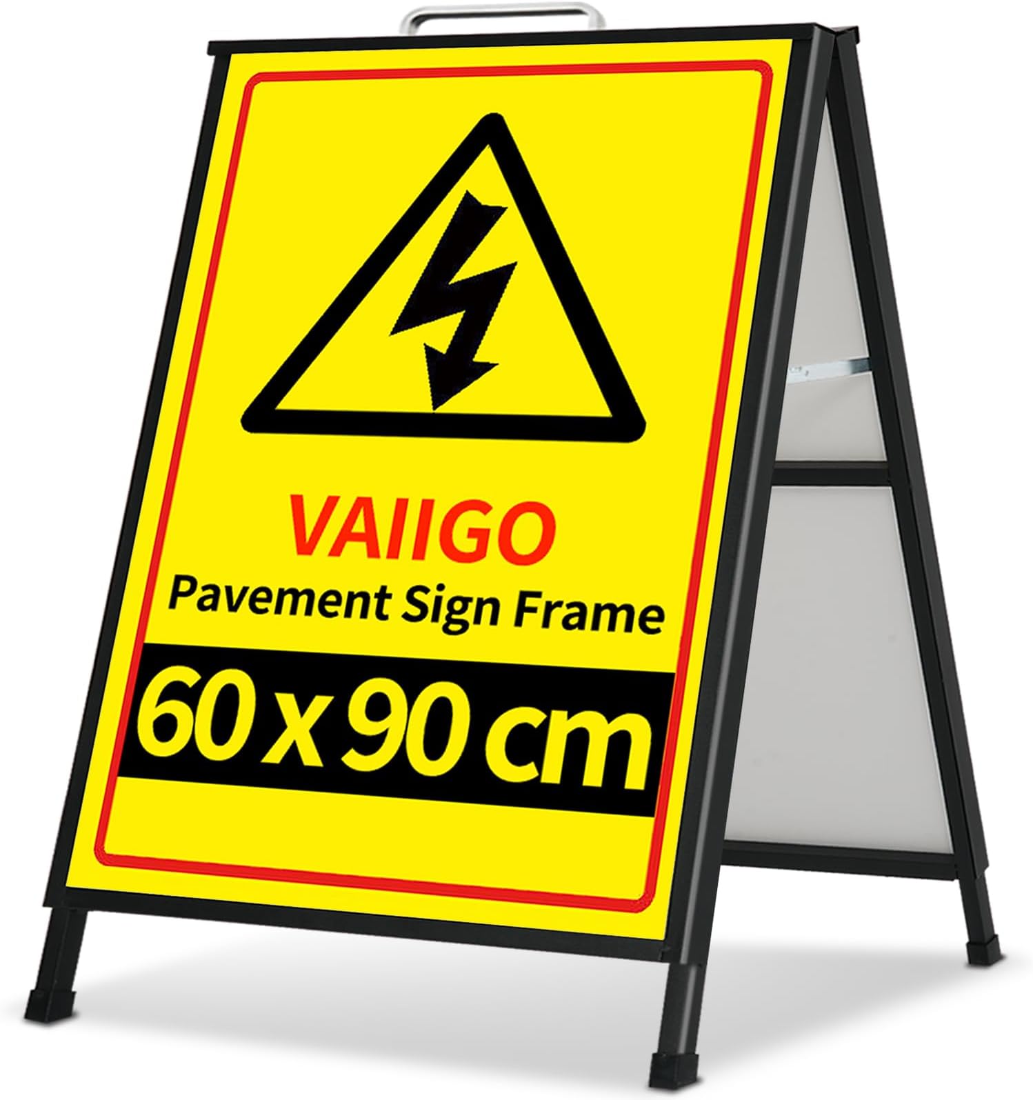 VAIIGO A-Board Pavement Sign Frame 60X90cm, Double Sided Pavement ...