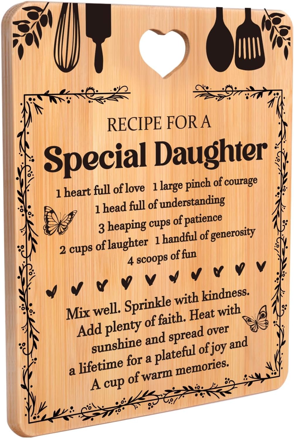 Amazon.com: Gifts for Daughter - "Recipe for a Special Daughter ...